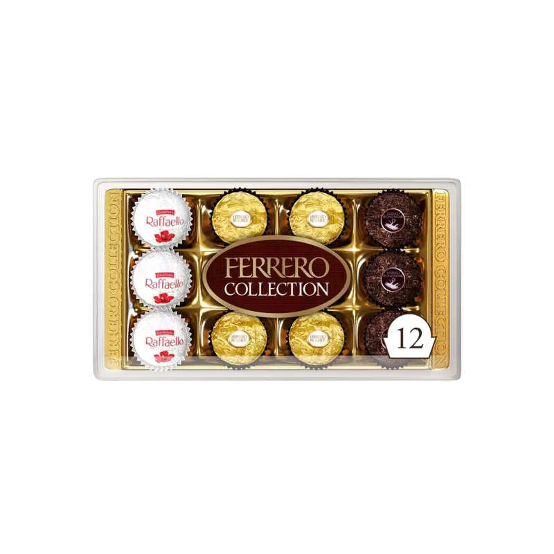 BOMBOM FERRERO COLLECTION 134GR C/12 *CP02 - Ferros Doces