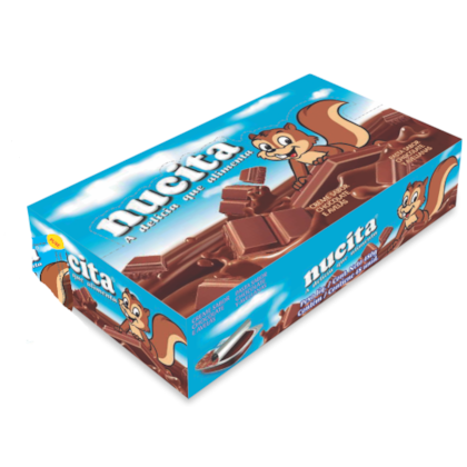 DOCE IOIO NUCITA CHOC 48x10GR 100% - Ferros Doces