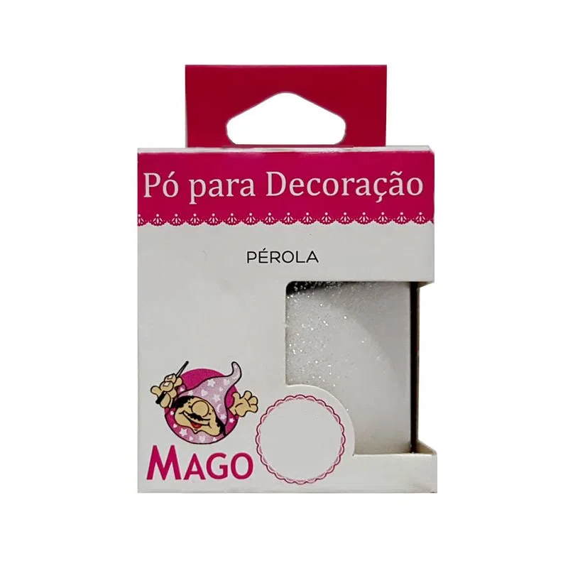 PO MAGO P/DECORACAO 5GR PEROLA *CP02 - Ferros Doces