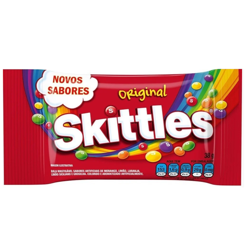 SKITTLES 38GR ORIGINAL *CP02 - Ferros Doces