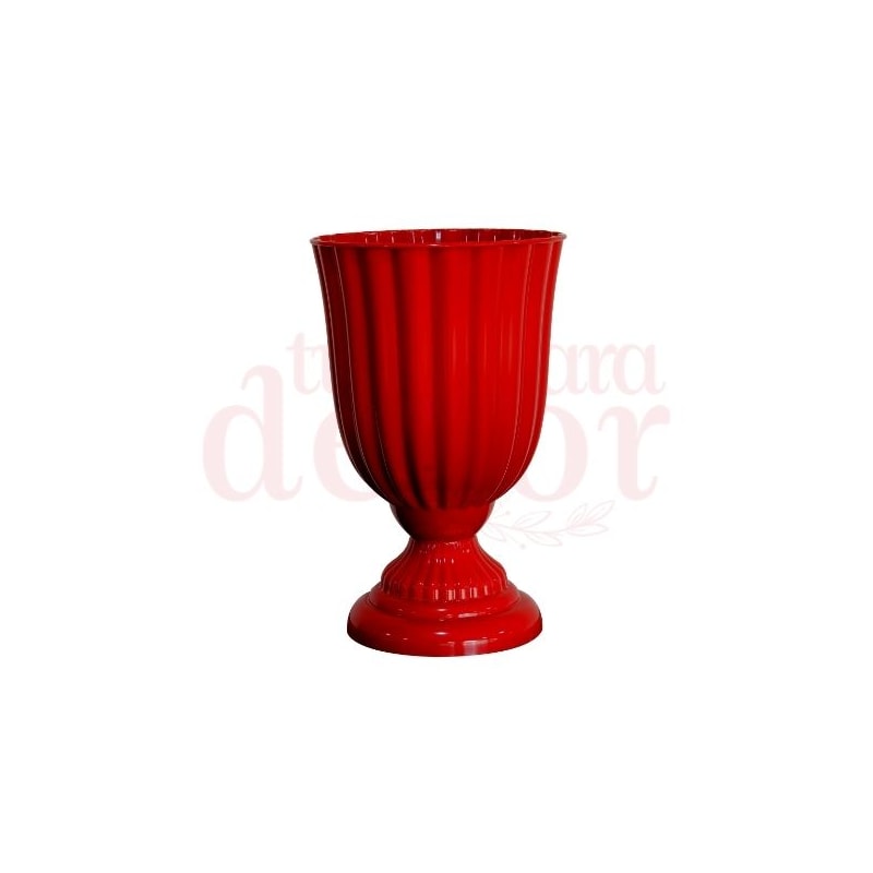 VASO DUBAI VERMELHO PEQ NISSI *CP02 - Ferros Doces
